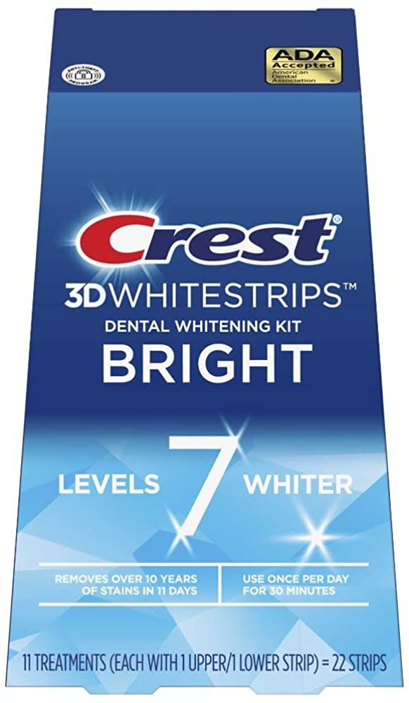 Bieliace pásiky Crest 3D Whitestrips Bright | Bieliace-pasiky.com