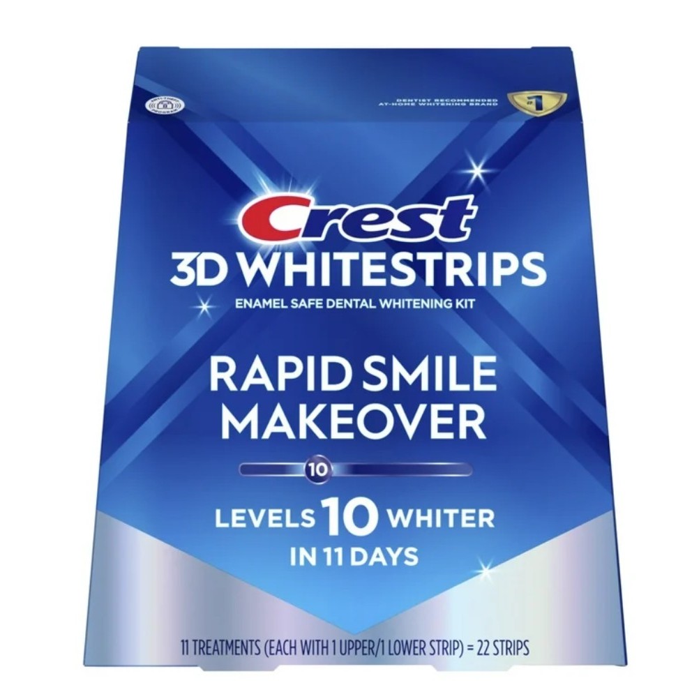 Bieliace pásiky Crest 3D Whitestrips RAPID SMILE MAKEOVER
