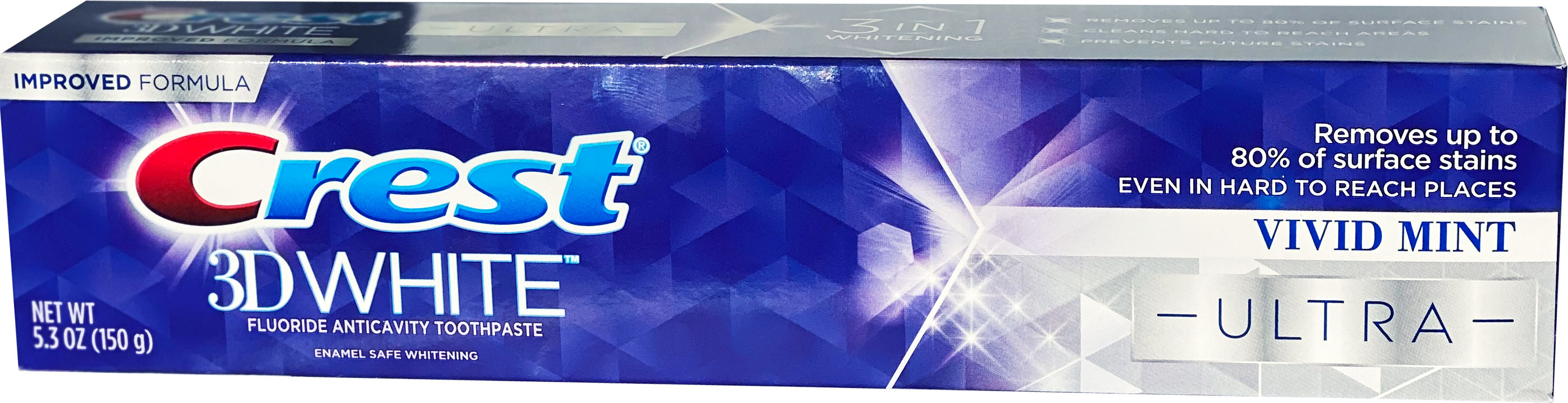 POKRČENÁ - Bieliaca zubná pasta Crest 3D White ULTRA VIVID